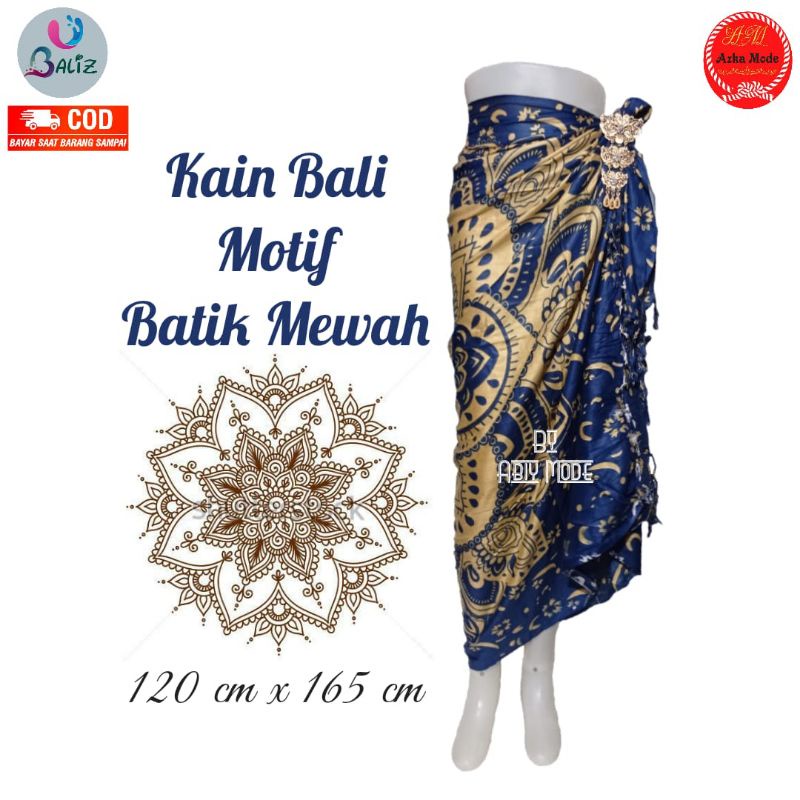 Jual kain Bali/kain pantai/kain Bali Motif batik mewah | Shopee Indonesia