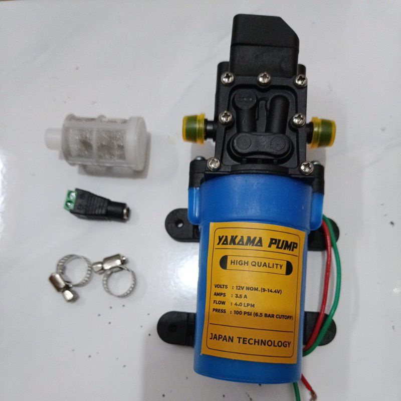 Jual Dinamo Pompa Sprayer DC Steam 100 psi 12Volt Auto Cut Off Otomatis ...