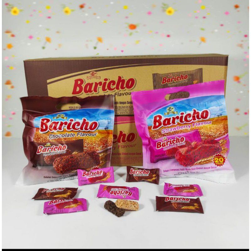 Jual Baricho oat chocolate & stoberi flavour isi 20 | Shopee Indonesia
