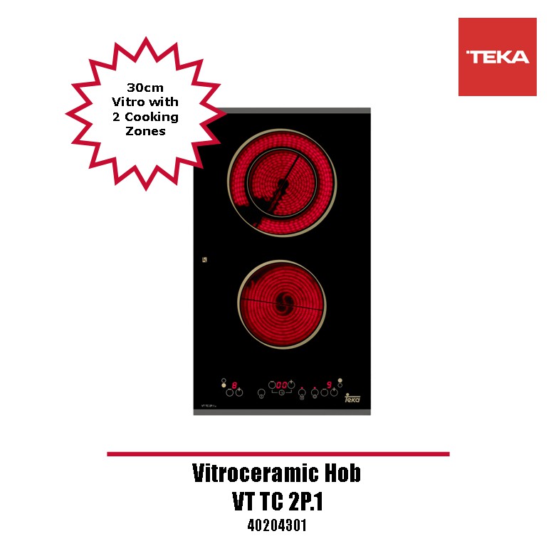 Jual Teka Built in Hob Vitroceramic VT TC 2P.1 Kompor Tanam Vitro 30cm ...