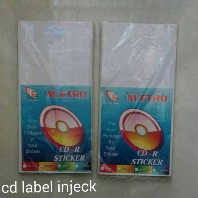 Jual CD LABEL INJECT (UNTUK STICKER CD/DVD) | Shopee Indonesia
