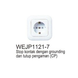 Jual Stop Kontak Panasonic - WEJP1131-7 (Non CP) / WEJP1121-7 (CP ...