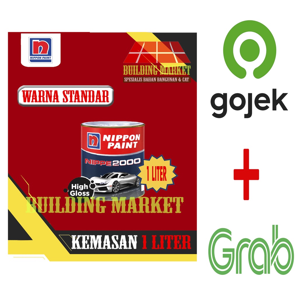 Jual CAT DUCO DUKO MOBIL NIPPON PAINT NIPPE 2000 WARNA STANDAR 1 LITER ...