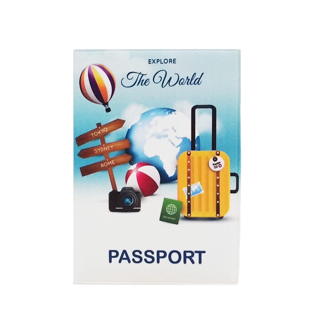 Jual Cover Passport Explore The World 18 Sampul Buku Paspor Travelling ...