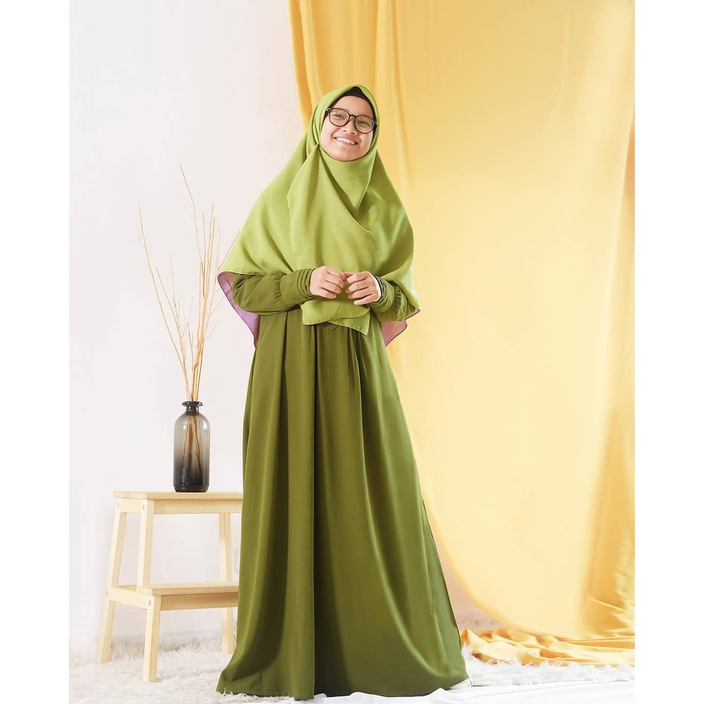 Jual Gamis Hari Pear Moss by HIJAB ALILA / Gamis Daily / Gamis sehari ...