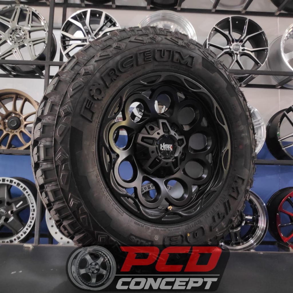 Jual paket velg off-road ring 17 + ban 265 70 r17 forceum mt cocok utk ...