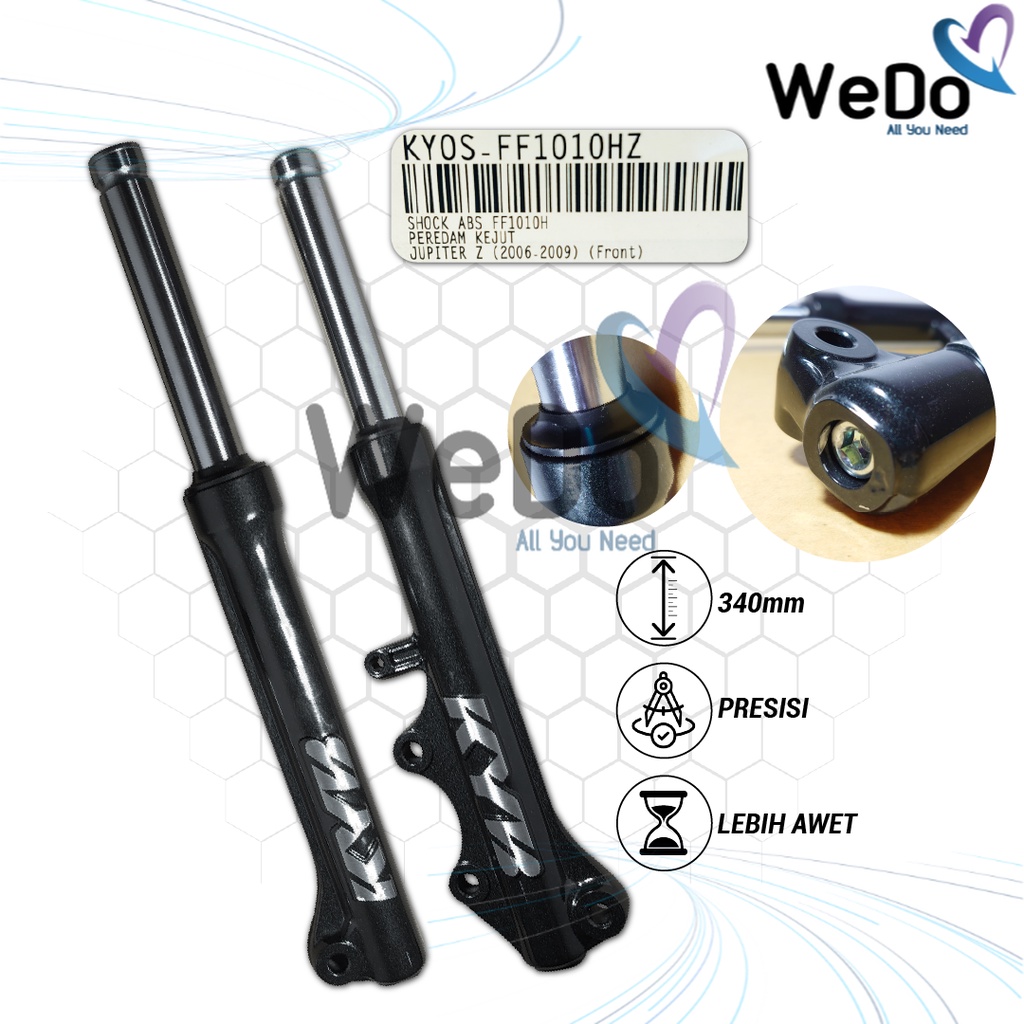 Jual KAYABA Shockbreaker Depan Jupiter Z F1ZR ZETO KYOS Front Fork Sepasang | Shopee Indonesia