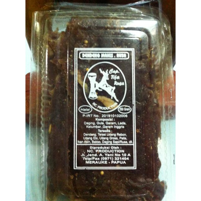 Jual Dendeng Manis Rusa 500gr | Shopee Indonesia