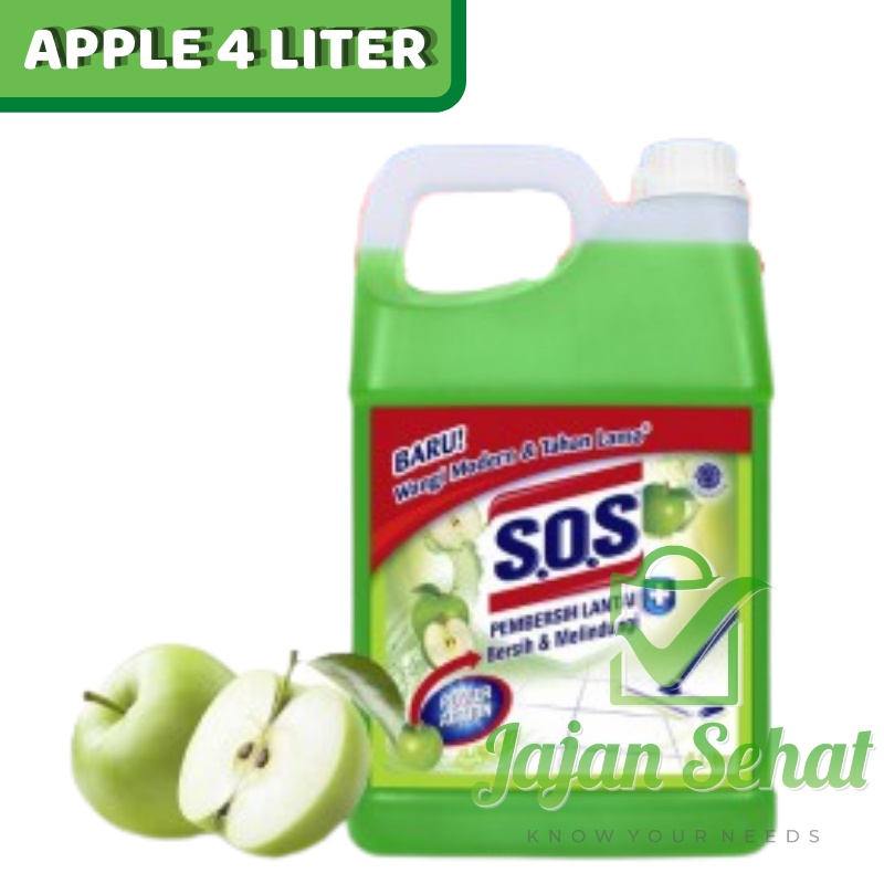 Jual Sos Floor Cleaner ( Pembersih Lantai ) 4 Liter | Shopee Indonesia