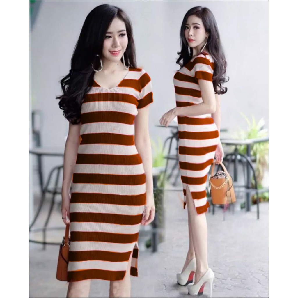 Jual DF - Dress rajut Viola / Dress Wanita / Dress Wanita Korea / Baju Rajut / PREMIUM QUALITY ...