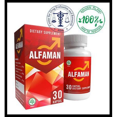 Jual Suplemen Alfa Man Obat Herbal Stamina Pria Kuat Tahan Lama 30 ...
