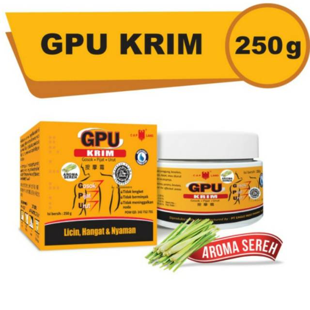 Jual GPU KRIM 250 gram | Shopee Indonesia