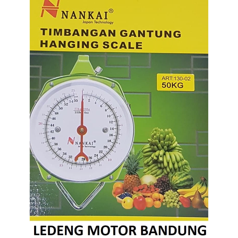 Jual 50kg Timbangan Gantung Nankai Hanging Scale Alat Ukur Berat ...