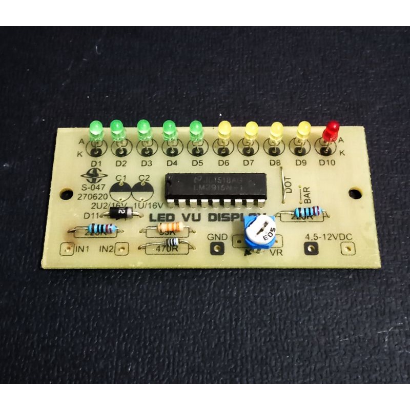 Jual LED VU Display LM 3915 PCB Fiber S-047 | Shopee Indonesia