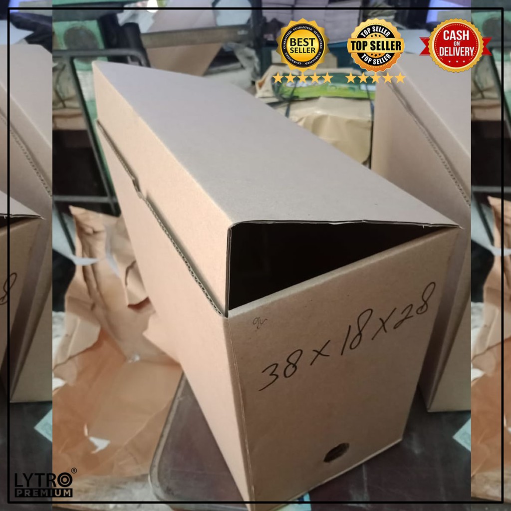 Jual KARDUS BOX FILE / DOKUMEN / ARSIP POLOS 38x18x28cm Dus Document ...