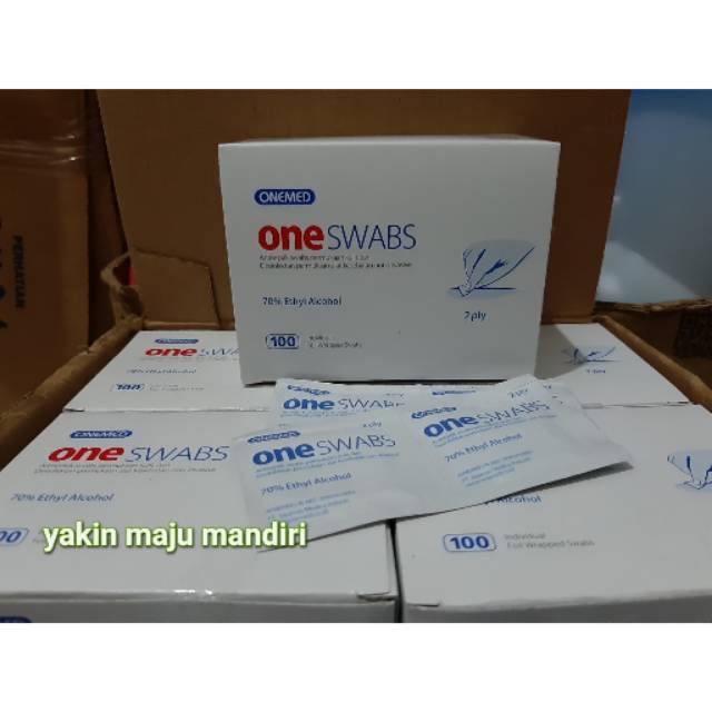 Jual Alkohol swab onemed one swabs isi 100pcs on | Shopee Indonesia