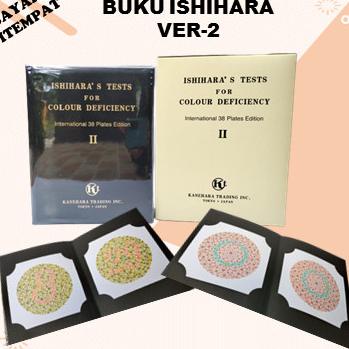 Jual buku tes buta warna Isihara ishihara 38 plate limited | Shopee ...