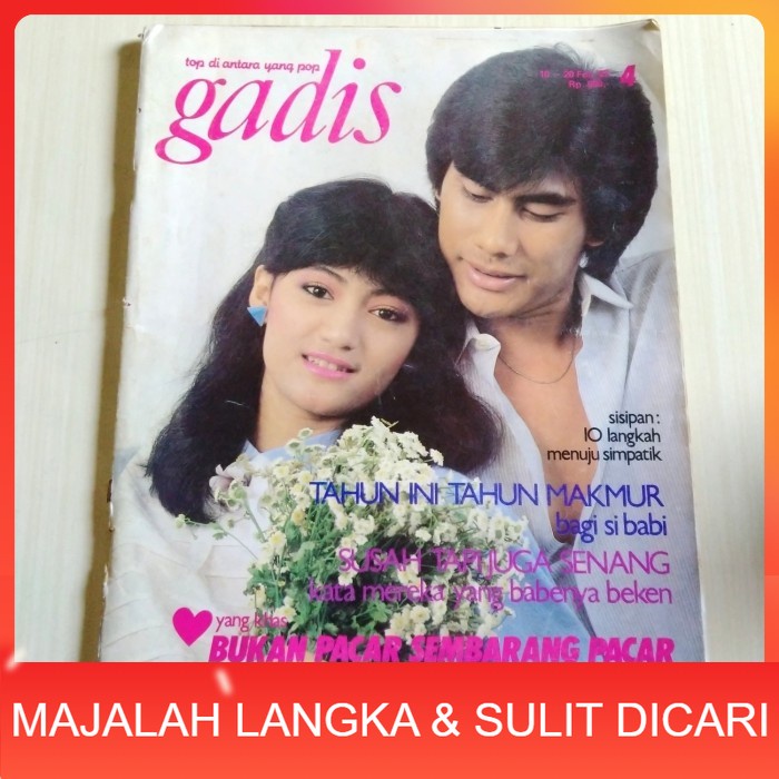 Jual Majalah GADIS No.4 Feb 1983 VERA & RICO Langka | Shopee Indonesia