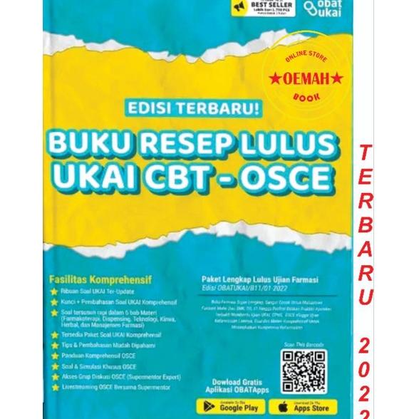 Jual BUKU RESEP LULUS UKAI CBT - OSCE 2022 , MODUL BELAJAR OBAT 2020-2021, PAKET HEMAT BUKU ...