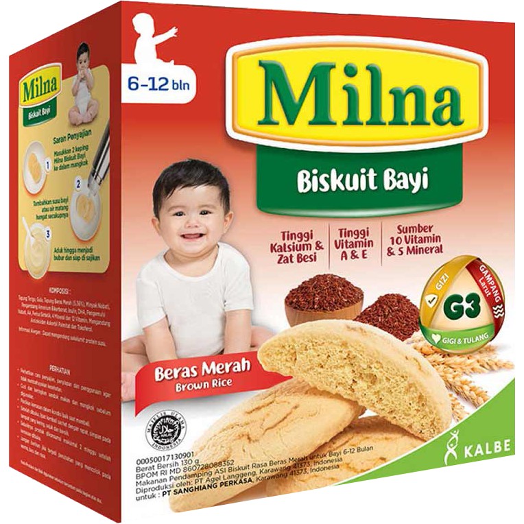 Jual MILNA BISKUIT BAYI / Snack Bayi 130gr | Shopee Indonesia