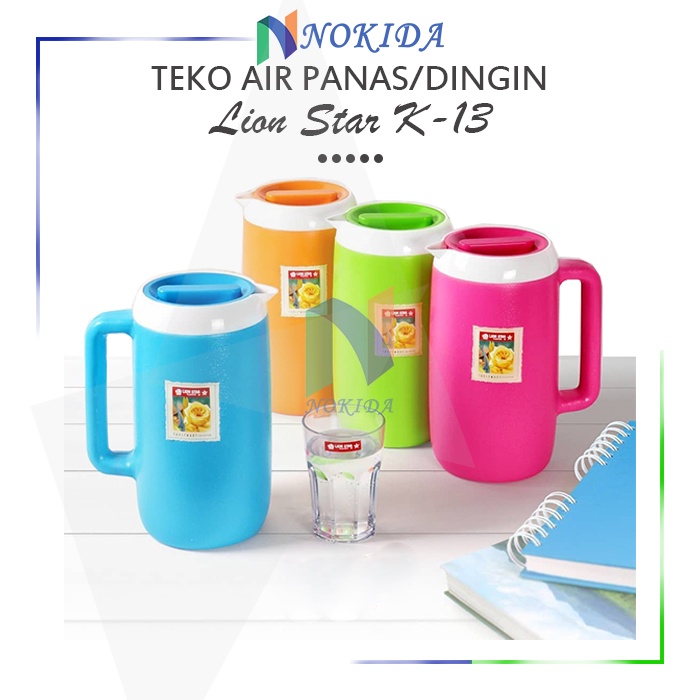 Jual Nokida Teko Air Minum Lion Star K-13 [2.5 Liter] / Thermo Water Jug Besar 2,5 Liter / Teko ...