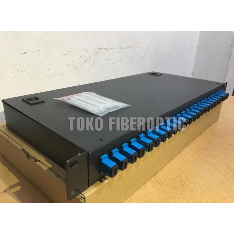 Jual OTB 24 port rackmount SC singlemode/ ODF 24 port SC singlemode ...