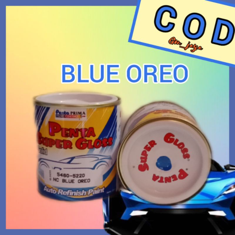 Jual CAT BLUE OREO/BIRU OREO/PENTA SUPERGLOSS | Shopee Indonesia