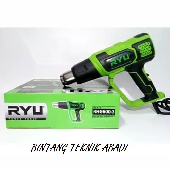 Jual RYU tekiro heat gun / Hot gun 250-2000 watt RHG 600-3 | Shopee ...