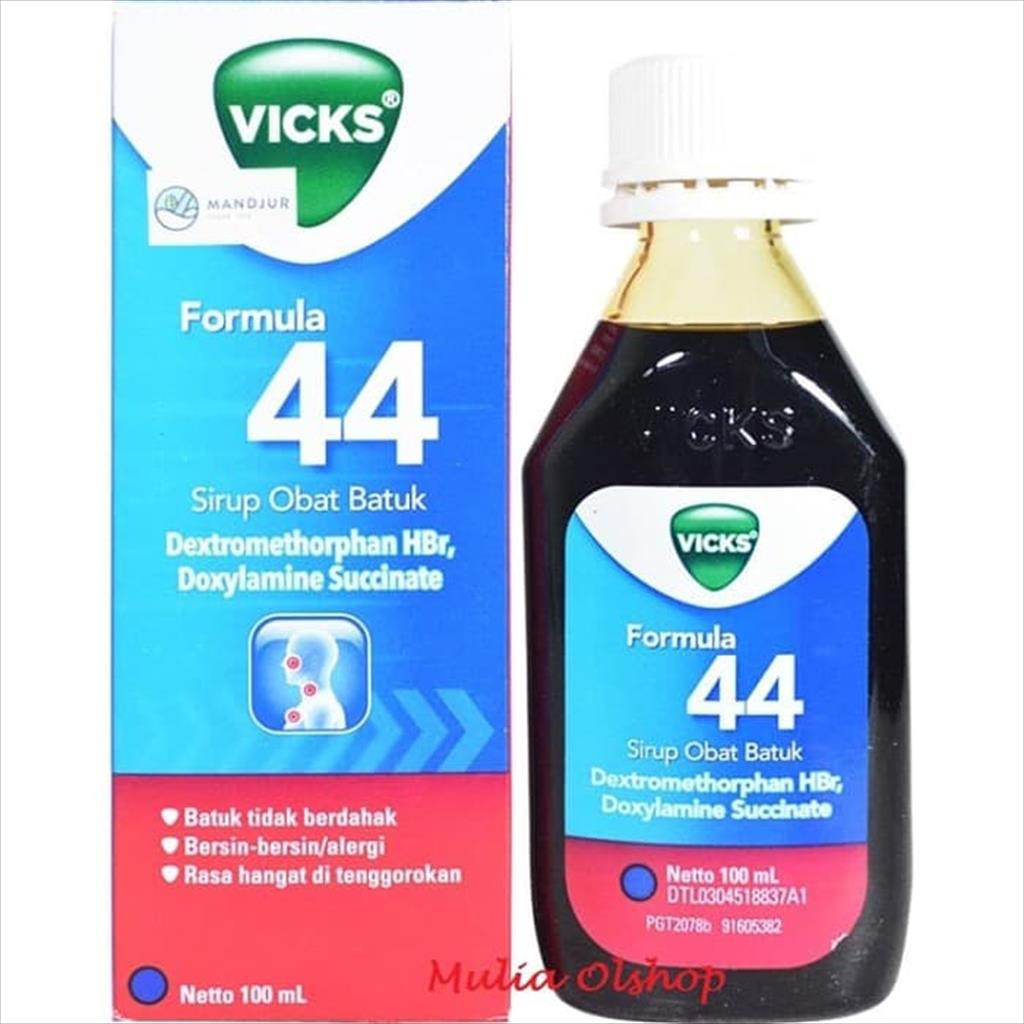 Jual VICKS Formula 44 Sirup Obat Batuk 100 ml | Shopee Indonesia