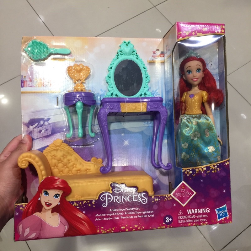 Jual Disney Princess Ariel Royal Vanity Set Original Hasbro | Shopee ...