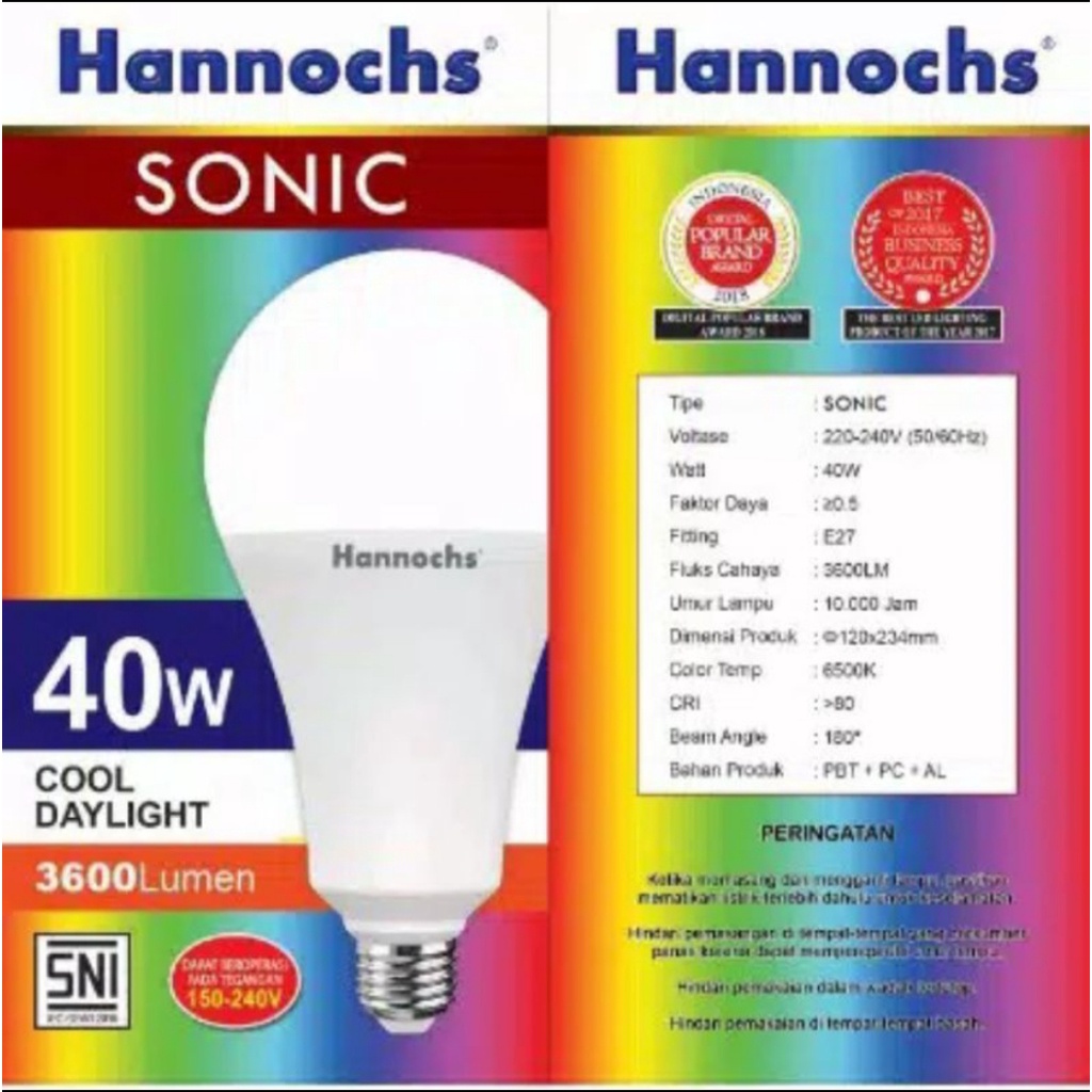 Jual Lampu LED Sonic 40wat | Shopee Indonesia