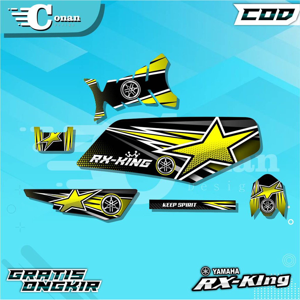 Jual Striping RX King Variasi 2004 2008 Setriping RX King Strip Keep ...