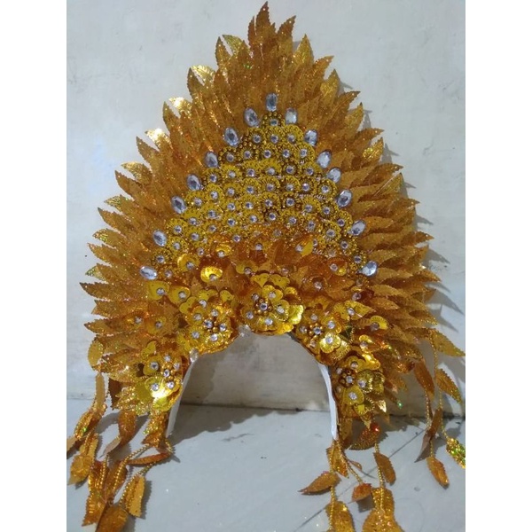 Jual MAHKOTA TARI BUNGA BALI/mahkota Bali/mahkota tari adat/mahkota ...