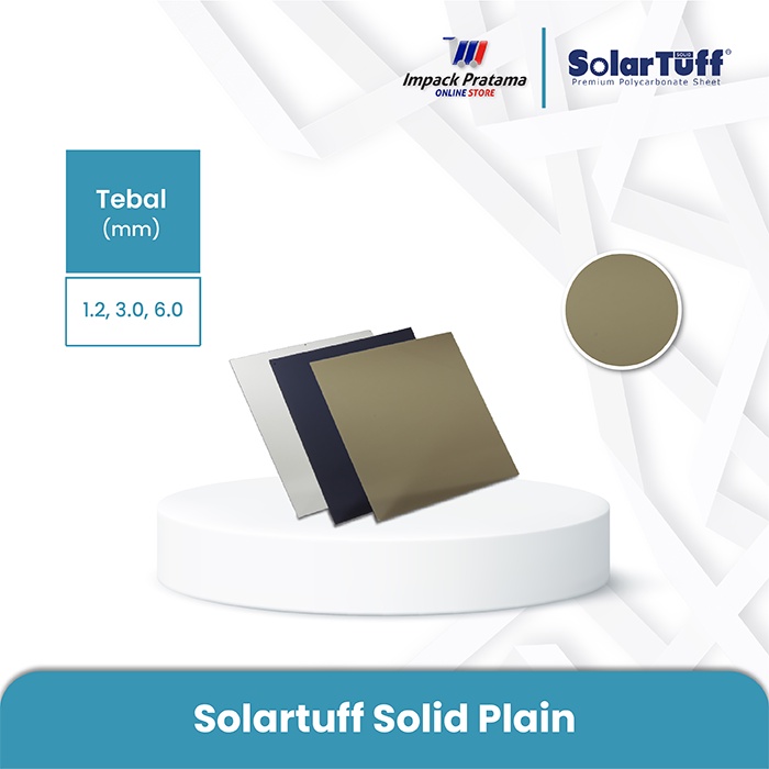 Jual Atap Polycarbonate Solartuff Solid Plain Tebal 1,2MM | Shopee ...