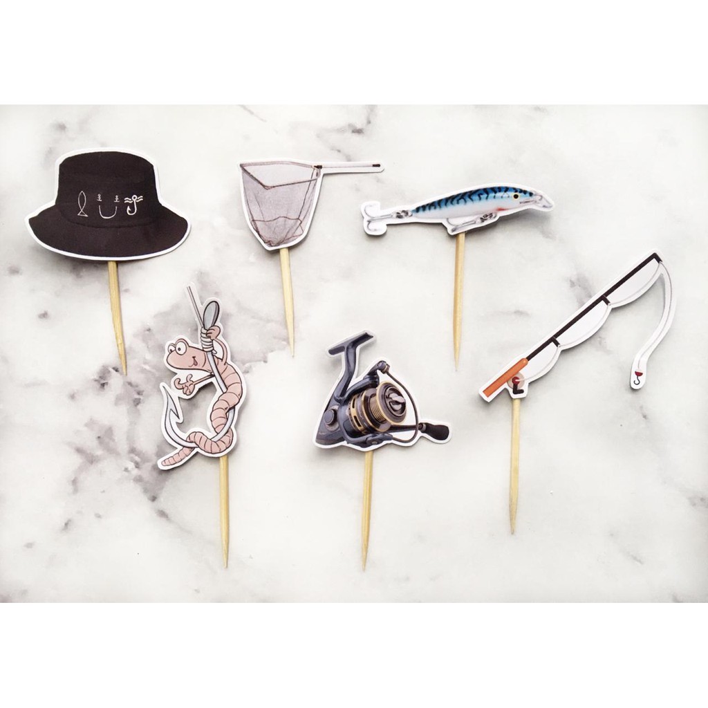 Jual Topper CC MEMANCING utk hiasan cake dll | Shopee Indonesia