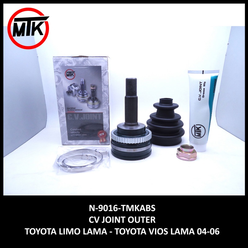 Jual CV JOINT LUAR TOYOTA LIMO LAMA TOYOTA VIOS LAMA 04 06 TMK AS RODA | Shopee Indonesia