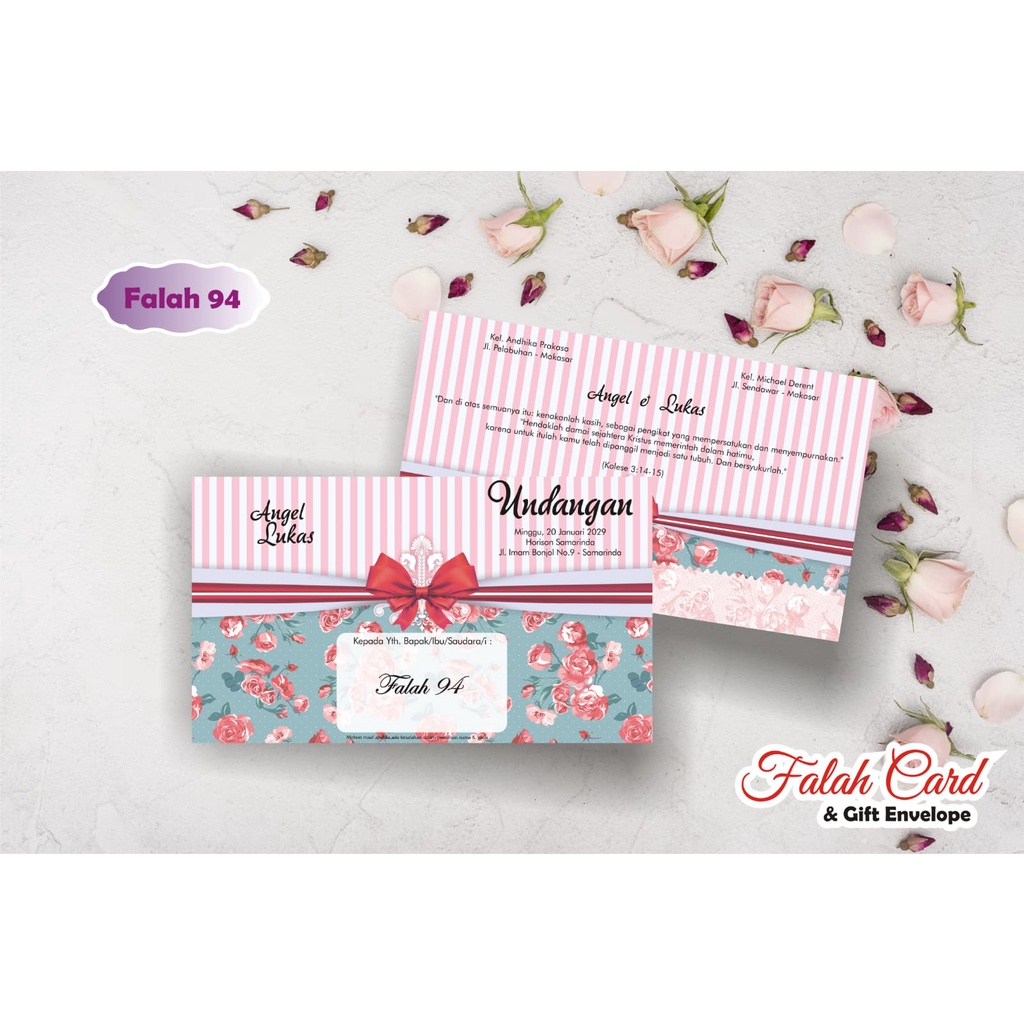 Jual Blangko Undangan Falah 94 (Free File Setting Corel) | Shopee Indonesia