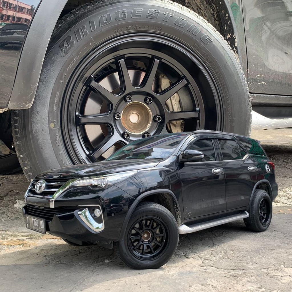 Jual velg fortuner ring 18 HSR TOBOALI celong R18X9,5 et0 velg mobil pajero | Shopee Indonesia