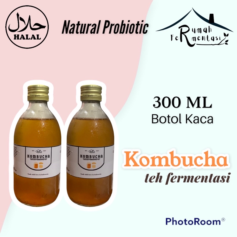 Jual KOMBUCHA 300ml RASA ORGINAL 2 BOTOL | Shopee Indonesia