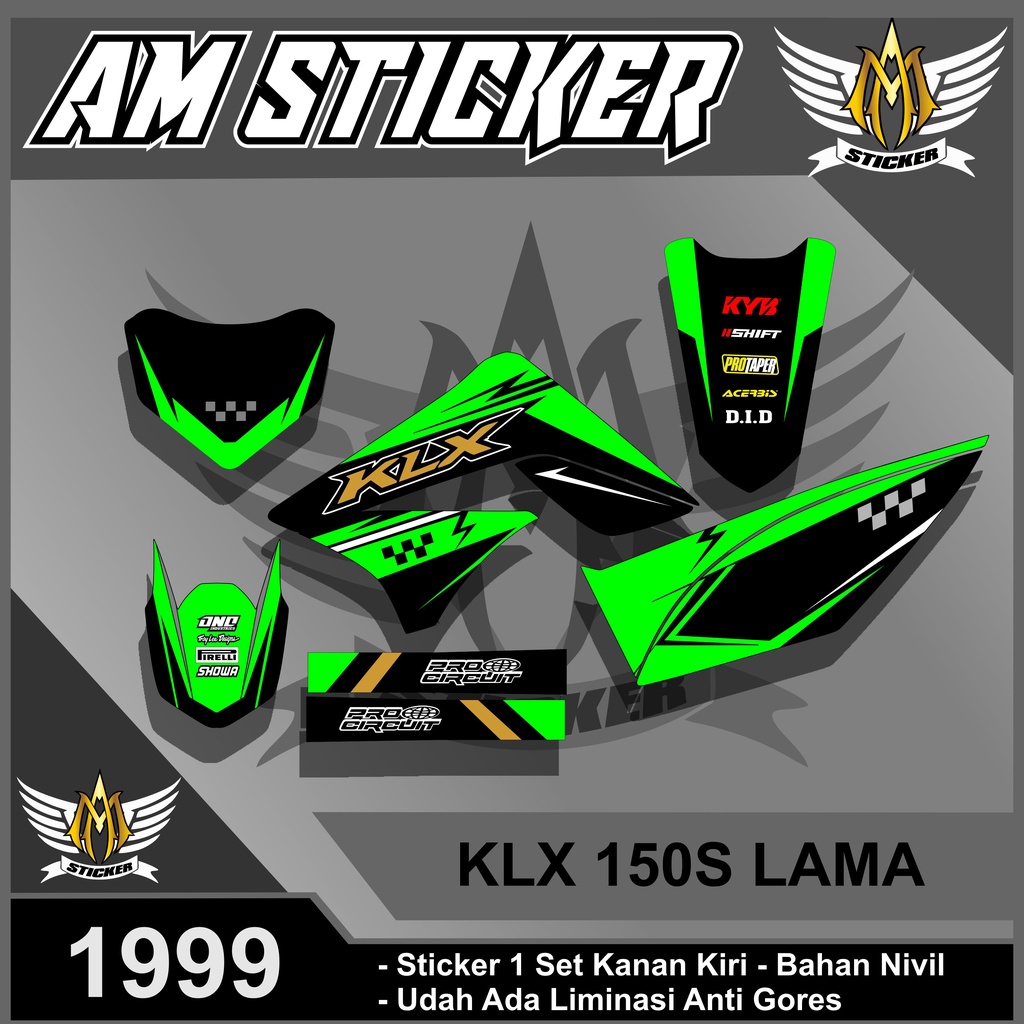 Jual KLX 150 S Lama & KLX 150 L Lama / KLX 150 Lama Decal / Sticker ...