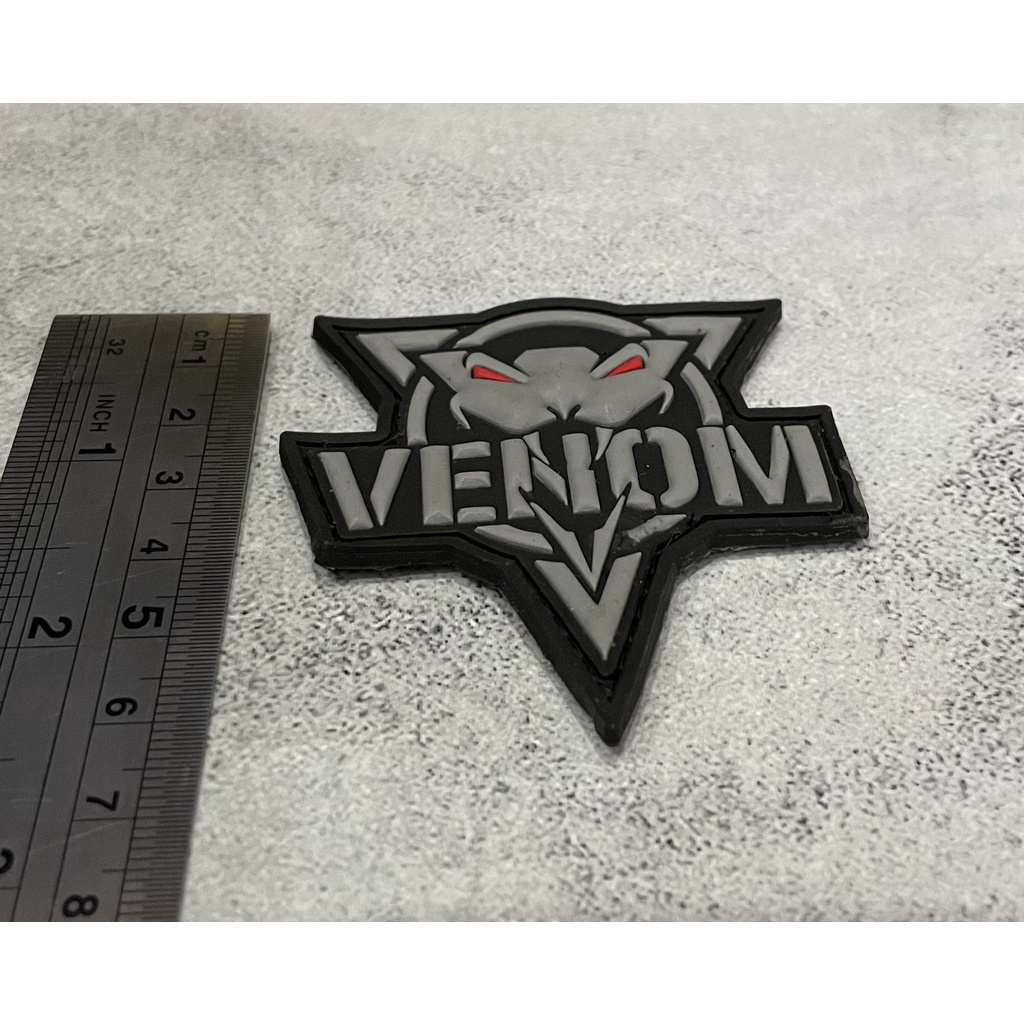 Jual Patch Venom - Patch Velcro Venom - Prepetan Venom Segitiga - Velcro Karet | Shopee Indonesia