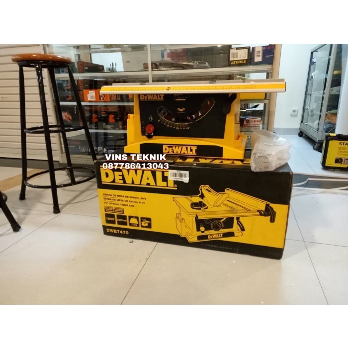 Jual promo toko TABLE SAW DEWALT DWE7470 MESIN MEJA POTONG KAYU DWE ...