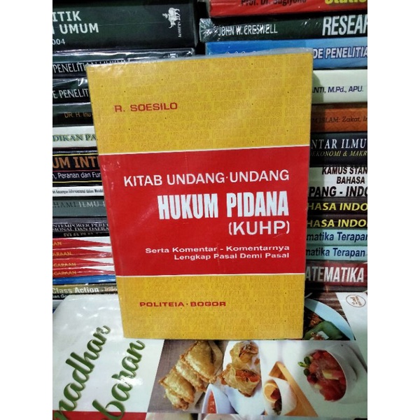 Jual Buku KITAB UNDANG UNDANG HUKUM PIDANA ( KUHP ) | Shopee Indonesia