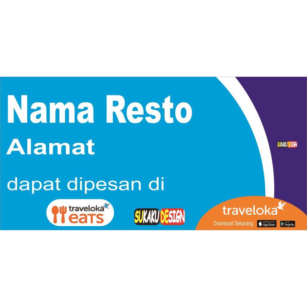 Jual Banner | Spanduk | Traveloka Eats | NuJek|Maxim dan Free Tambah ...