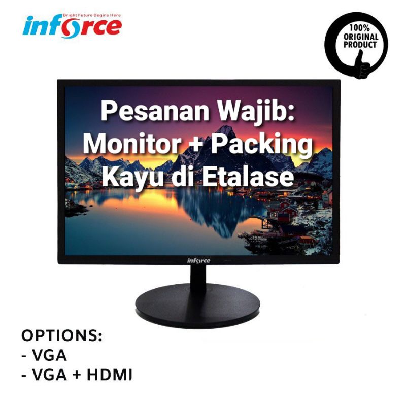 Jual MONITOR LED INFORCE 1950NH, MONITOR LED 19 INCI INFORCE / LED ...