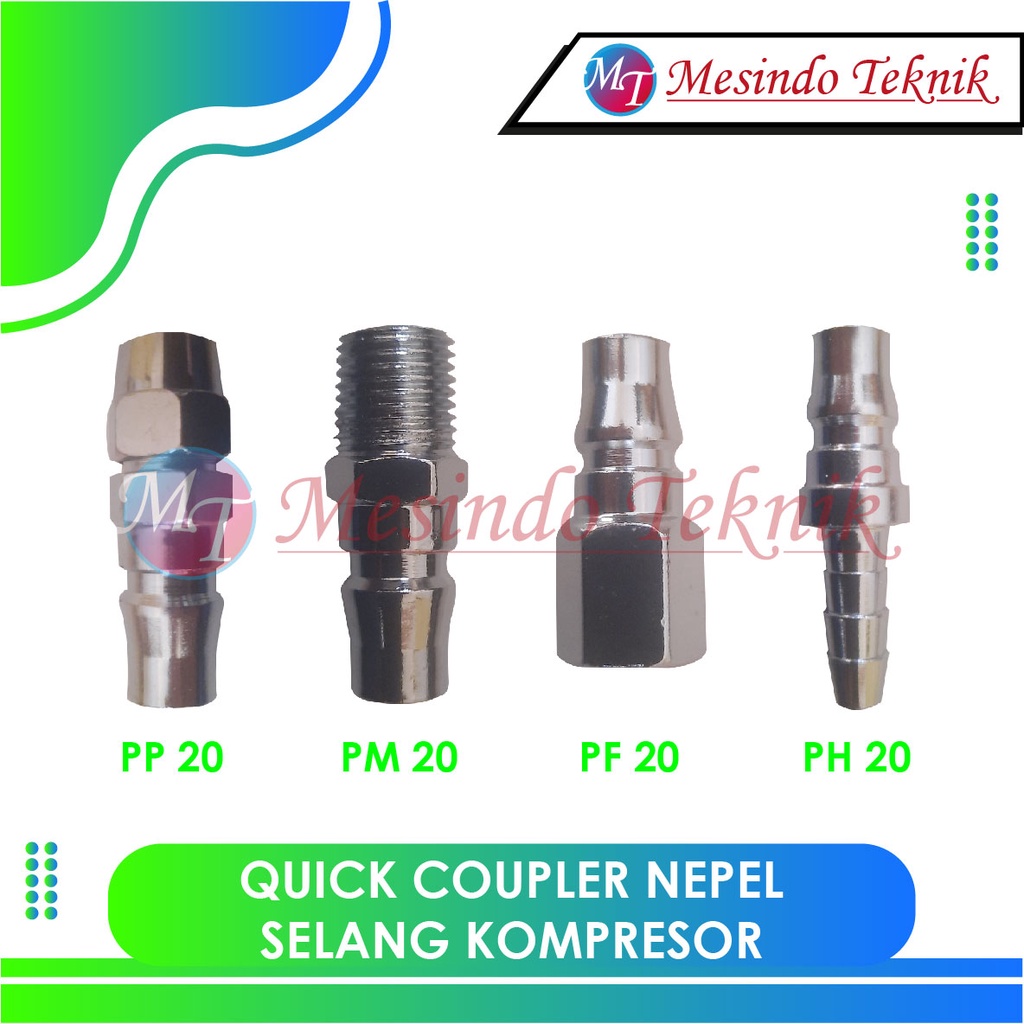 Jual QUICK COUPLER NEPEL SELANG KOMPRESOR | Shopee Indonesia