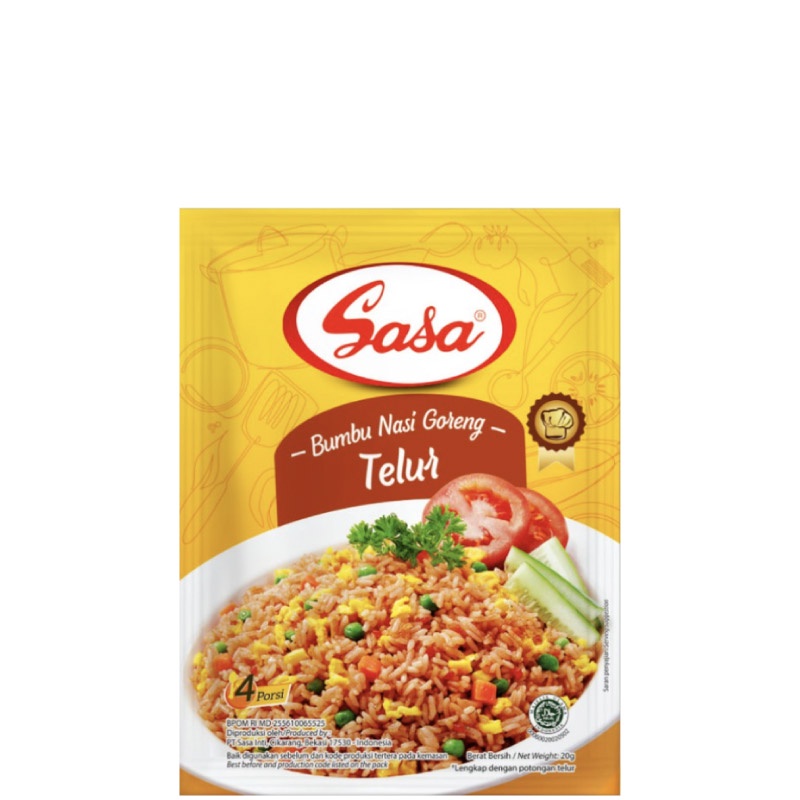 Jual Sasa Bumbu Nasi Goreng Telur 20 gr | Shopee Indonesia