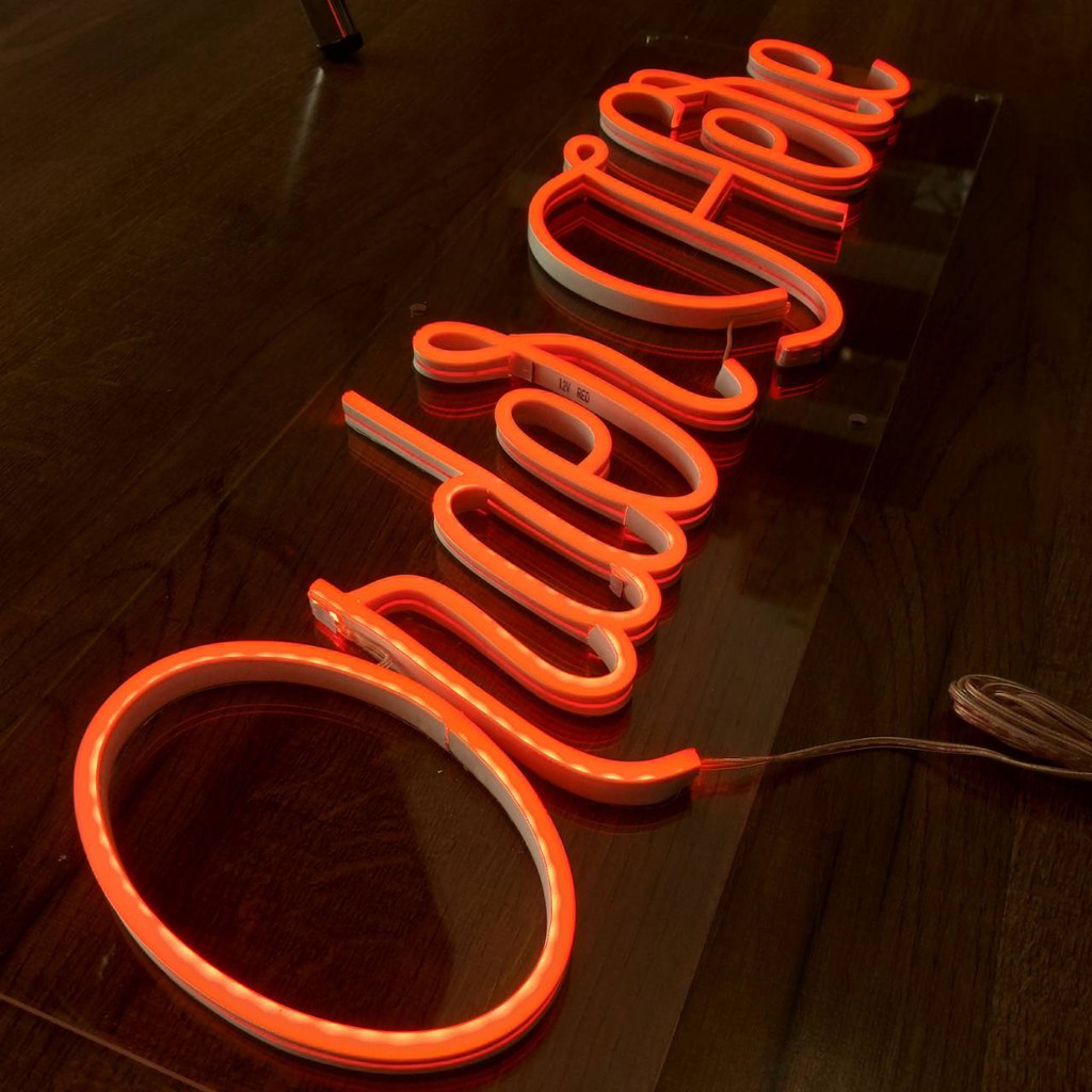Jual NEON LED TULISAN ORDER HERE / NEON ORDER HERE / NEON UNTUK KASIR ...
