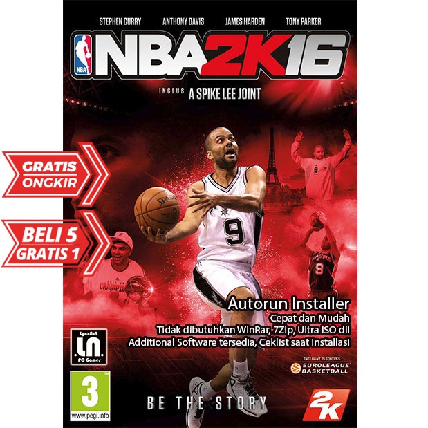 Jual NBA 2K16 - PC Game Sport - Download Langsung Play | Shopee Indonesia