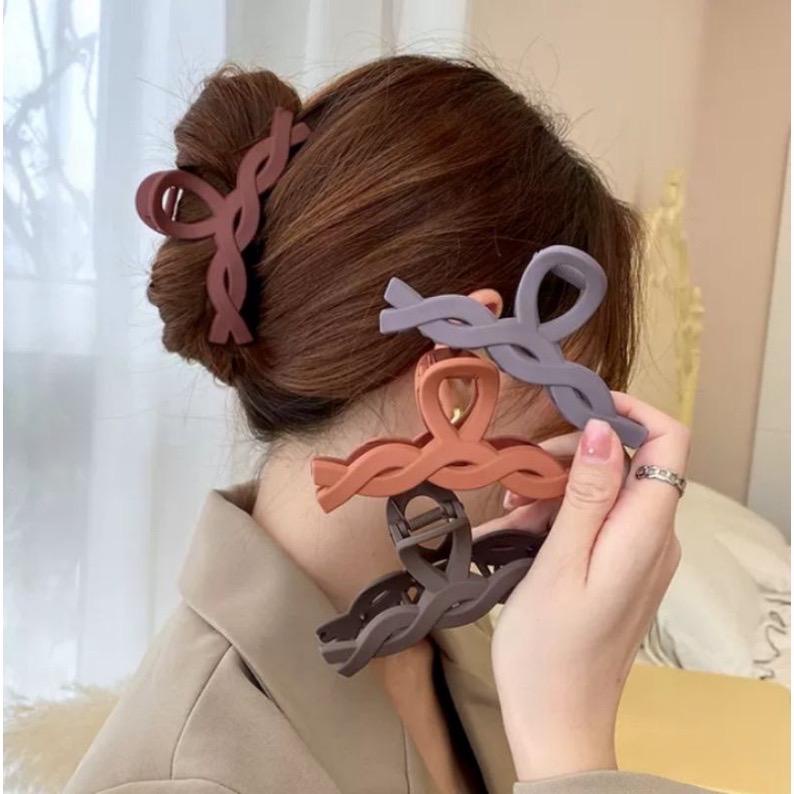 Jual JEDAI RAMBUT KOREA MODEL TAMBANG DOFF 9 CM / JEPIT RAMBUT TAMBANG ...